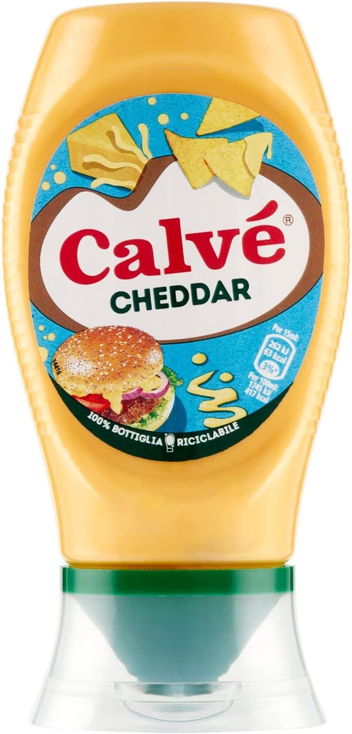 Calvé Salsa Cheddar, 245ml : Amazon.it: Alimentari e cura della casa