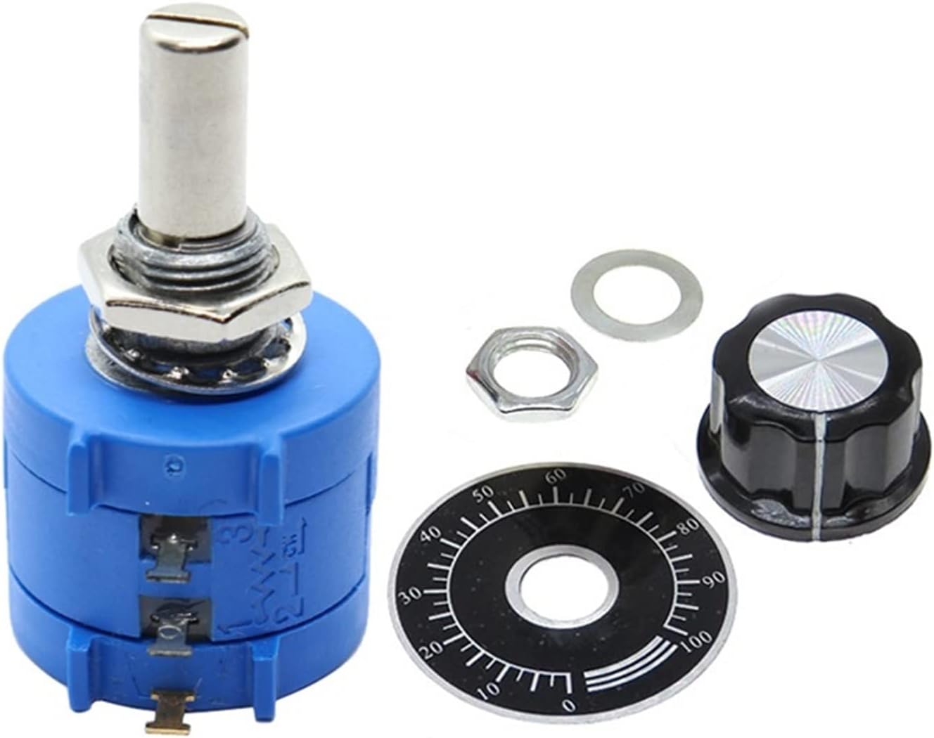 Amazon.com: BEOTTO 3590S 10K Multiturn Adjustable Potentiometer kit ...