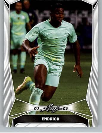Amazon.com: 2023 Leaf Soccer #B-3 Endrick Official Soccer Trading Card ...