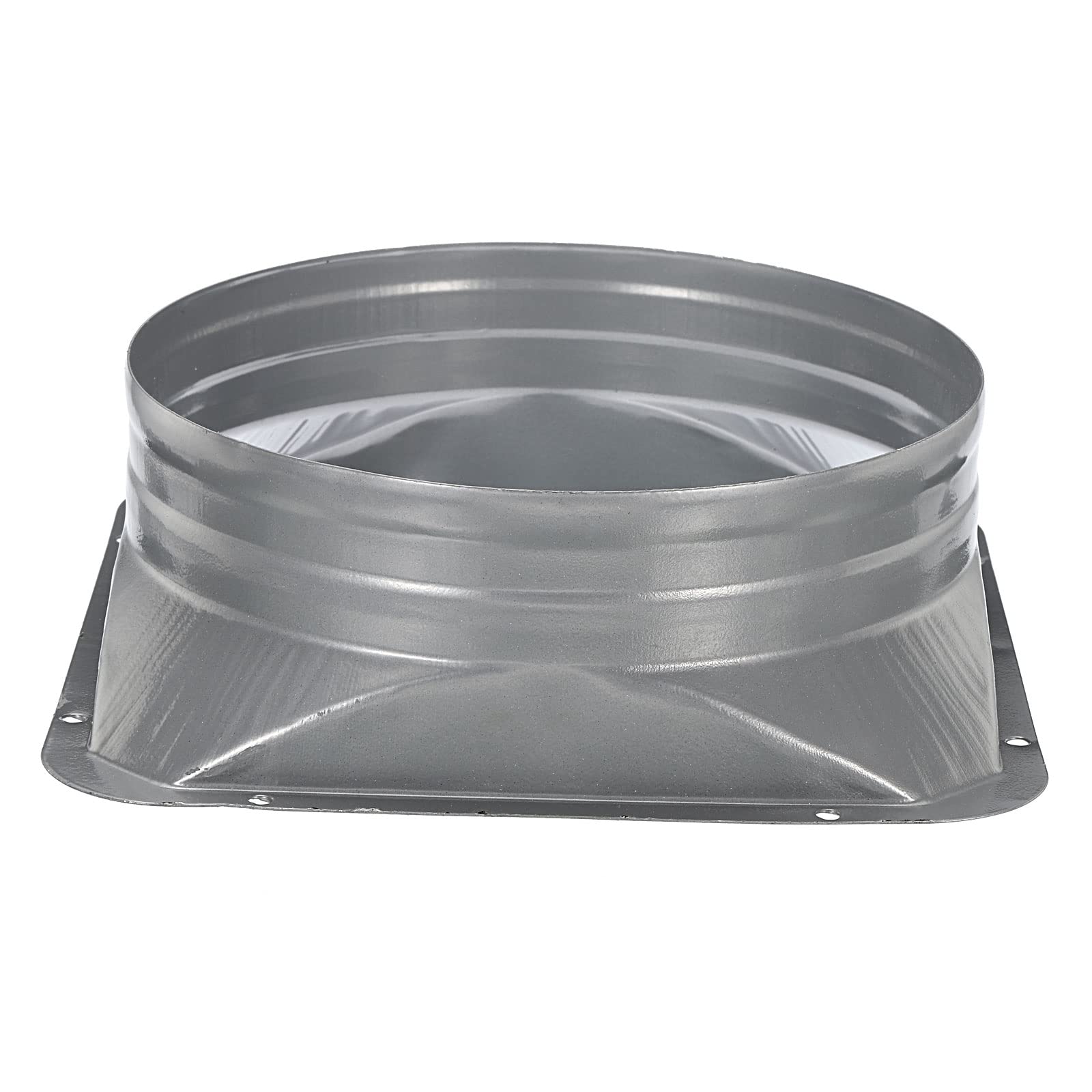 PATIKIL 8 Inch Duct Connector Flange, Metal Straight Pipe Flange Square ...
