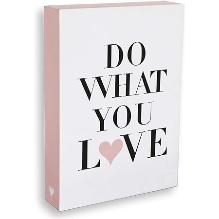 Amazon.com: Wood Box Signs with Inspirational Sayings - Decorative ...