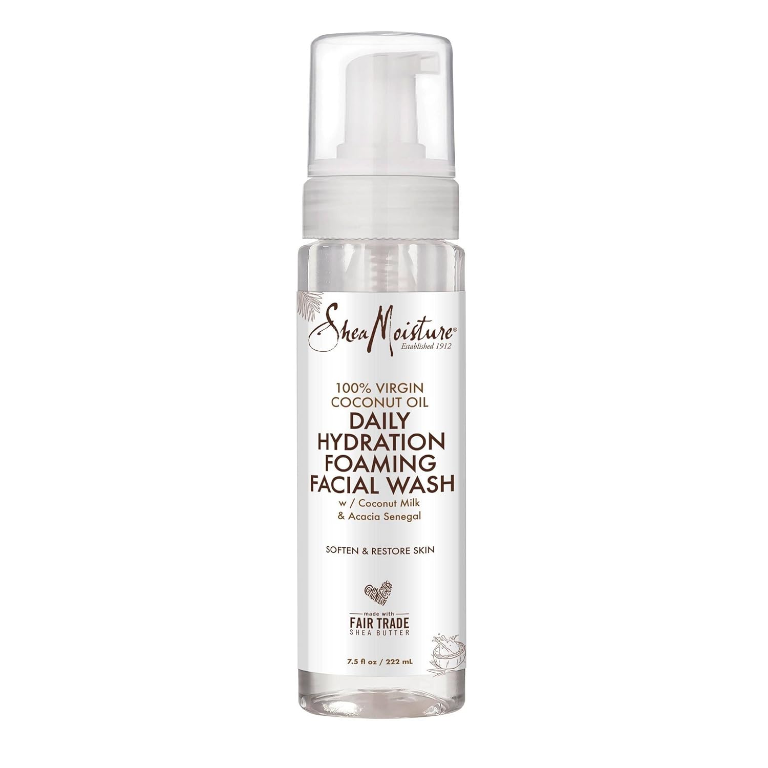 SheaMoisture Daily Hydration Foaming Facial Wash - 7.3 fl oz, pack of 1 ...