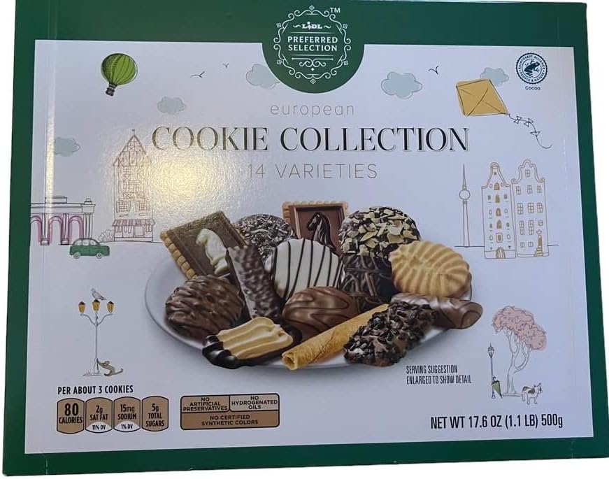 Amazon.com: European Cookie Collection- 14 Varieties : Grocery ...