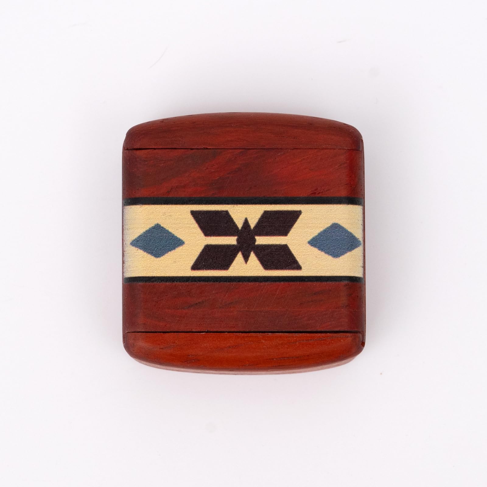 Amazon.com: Small Wooden Pill Organizer Pocket Case Travel Jewelry Box ...