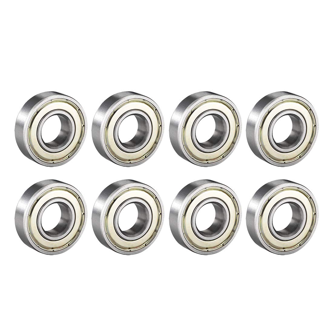 uxcell 6001ZZ Deep Groove Ball Bearing Double Shield 6001-2Z 80101 12mm ...