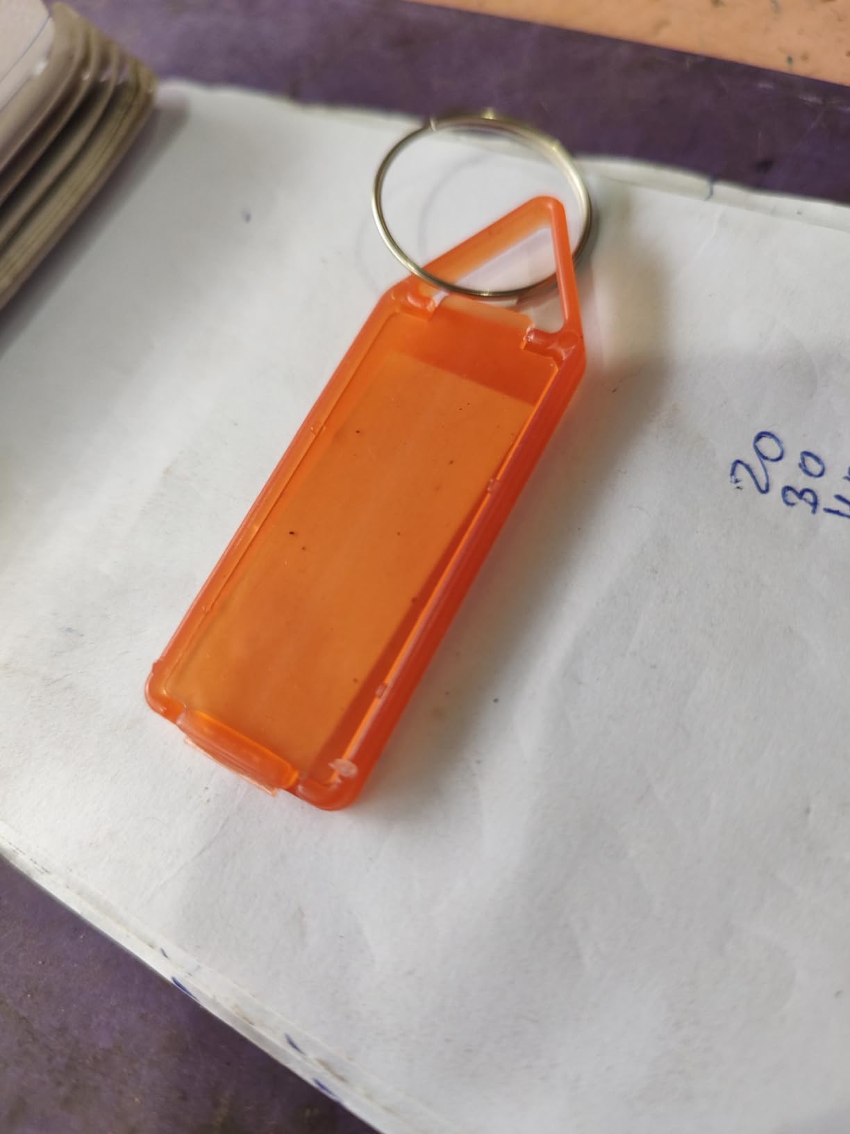 GLUN® Assorted 50-Pack Multicolor Keyring & Keychain Set | Plastic ...