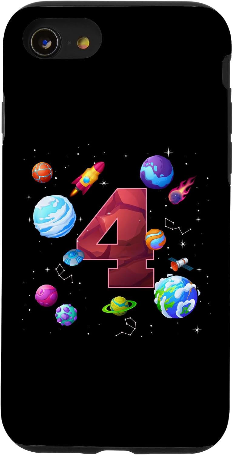 Amazon.com: iPhone SE (2020) / 7 / 8 Space Planets Astronaut 4th ...
