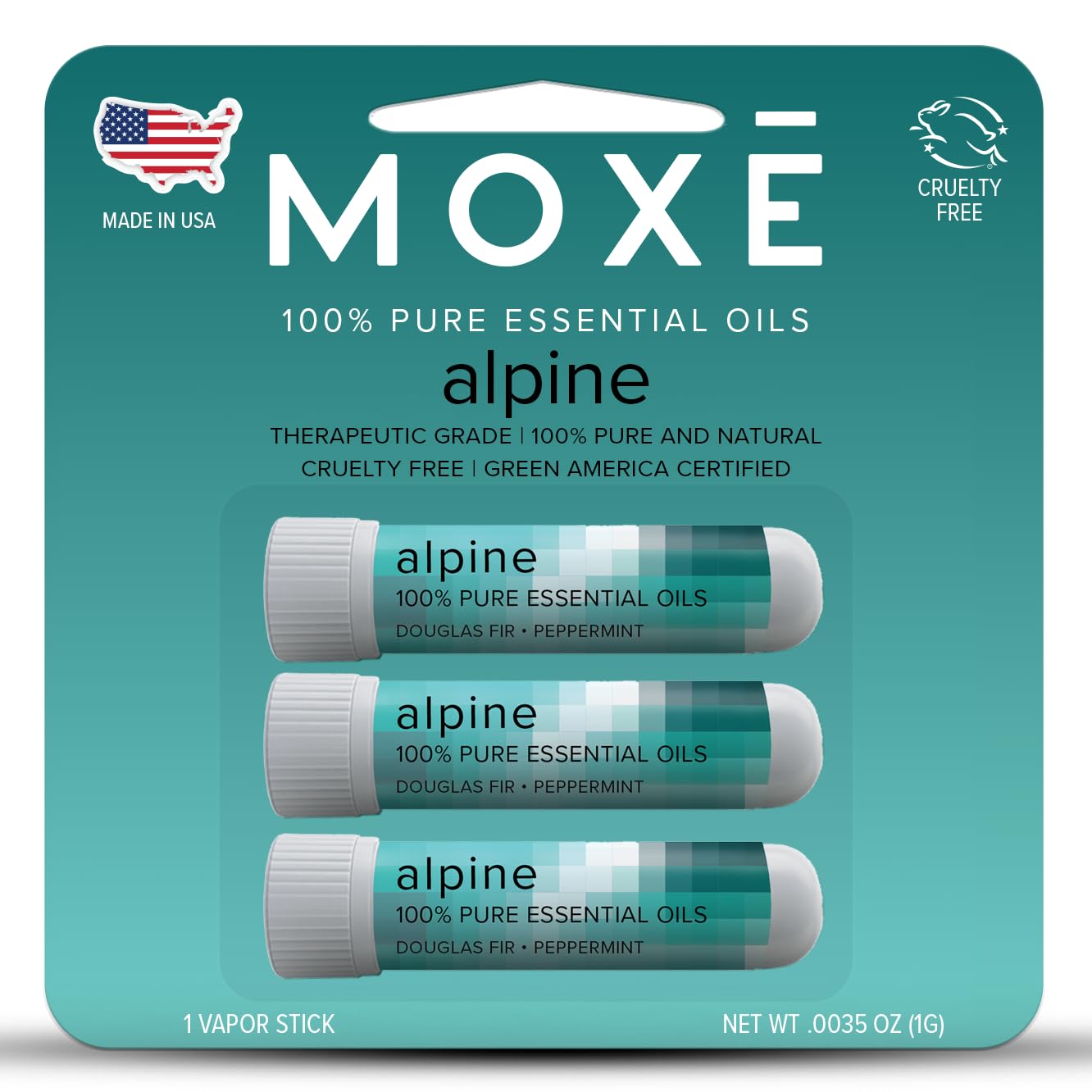 Amazon.com: MOXE Alpine Nasal Stick | Mountain Air + Forest Pine ...