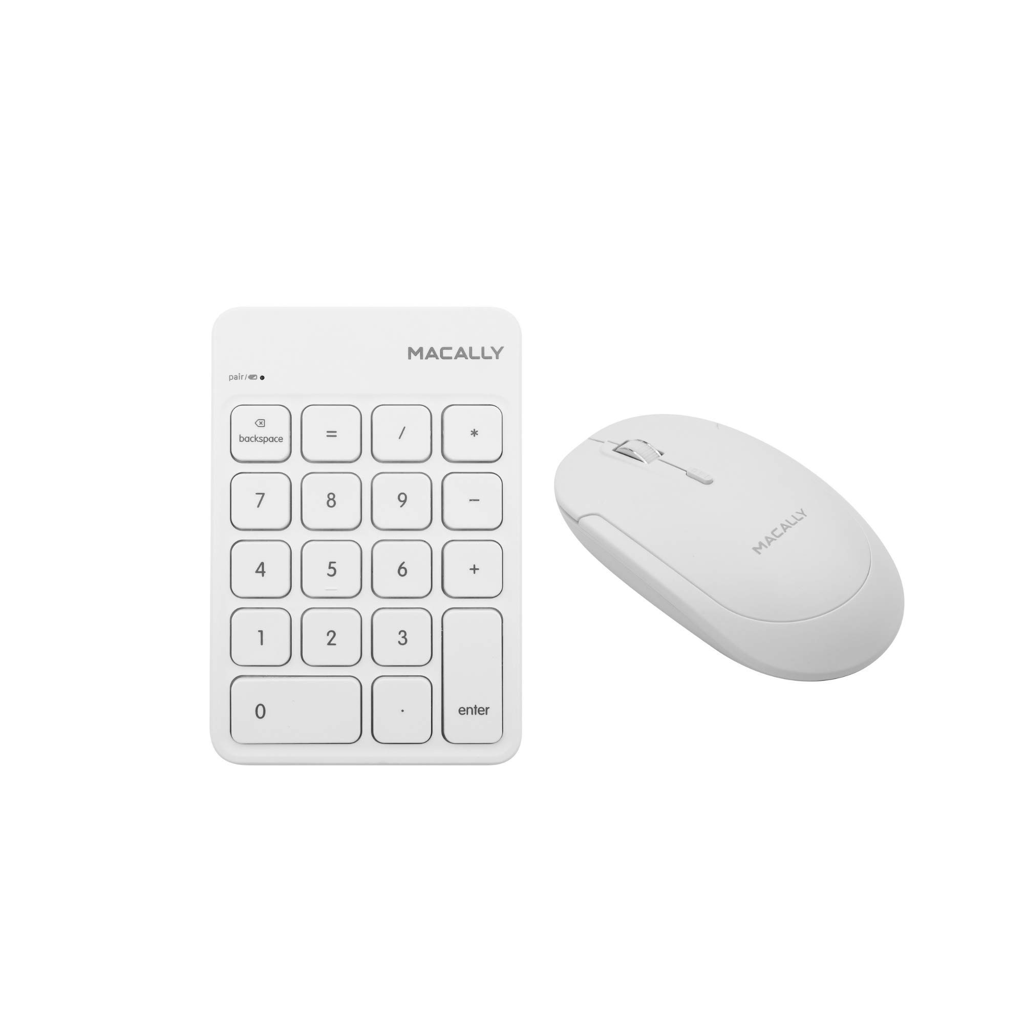 Amazon.com: Macally Wireless Bluetooth Numeric Keypad and Wireless ...