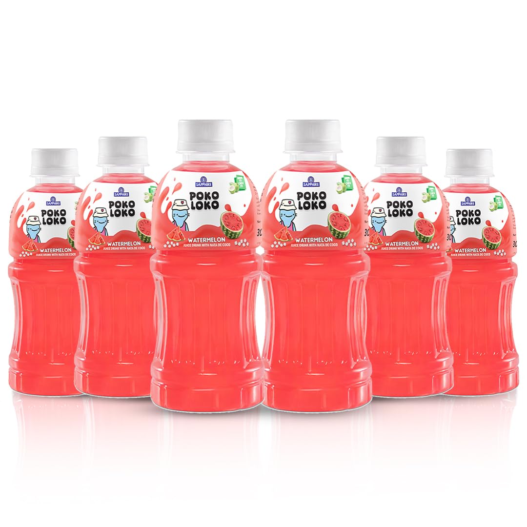Sapphire Poko Loko Watermelon Flavoured Fruit Juice Drink with Nata De ...