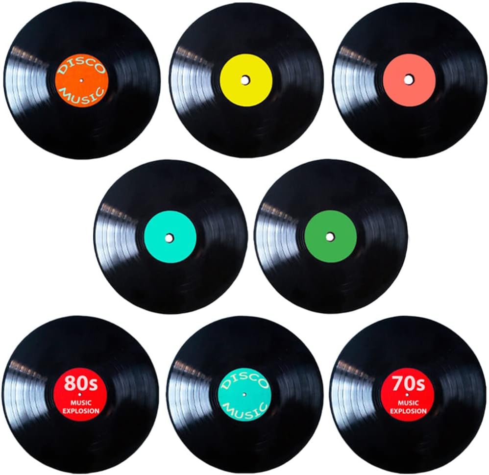 Amazon.com: MAGICLULU 8Pcs Music Room Record Paper Stickers Wall ...
