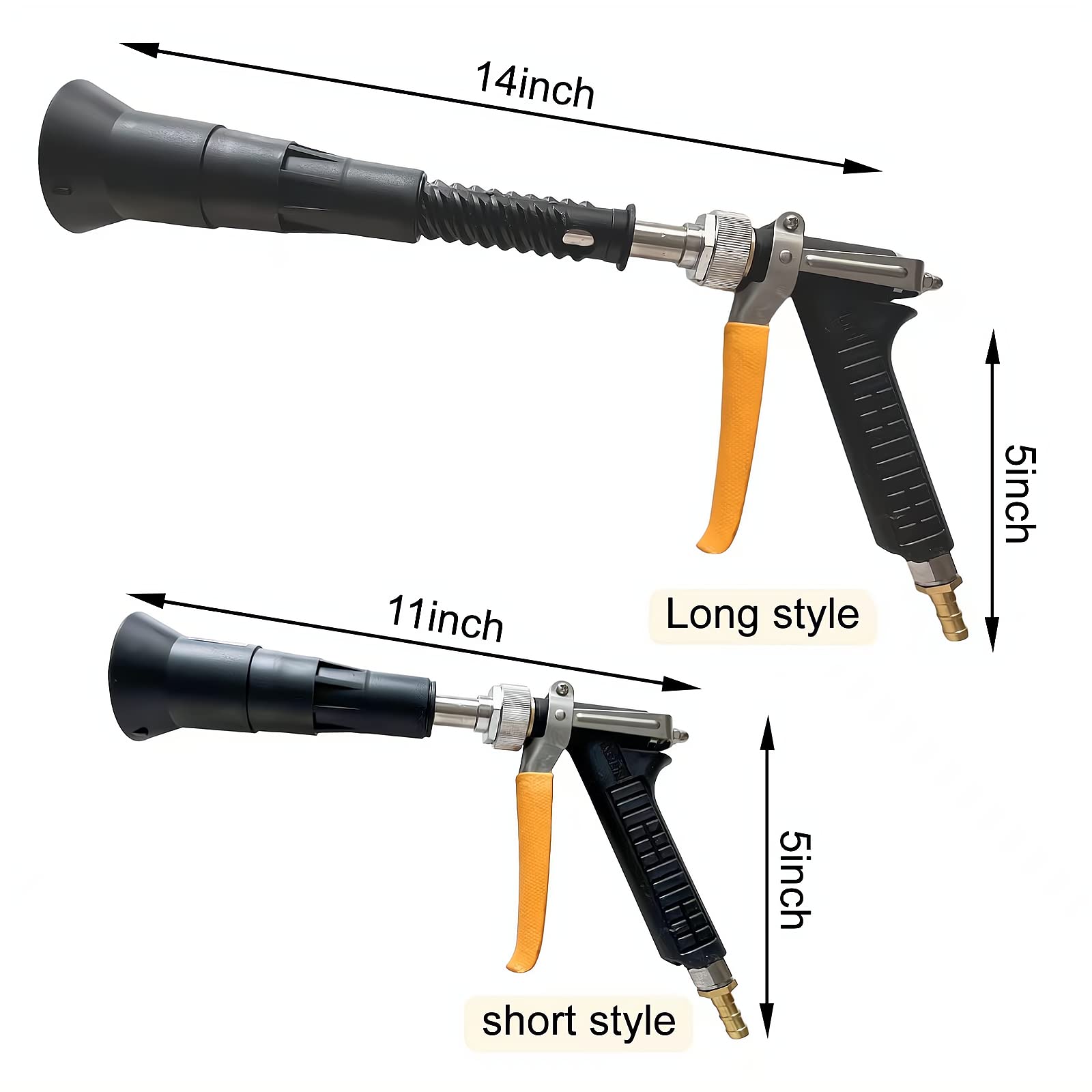 Snapklik.com : Heavy Duty Adjustable Sprayer Wand,3/8"Brass Hose Barb ...