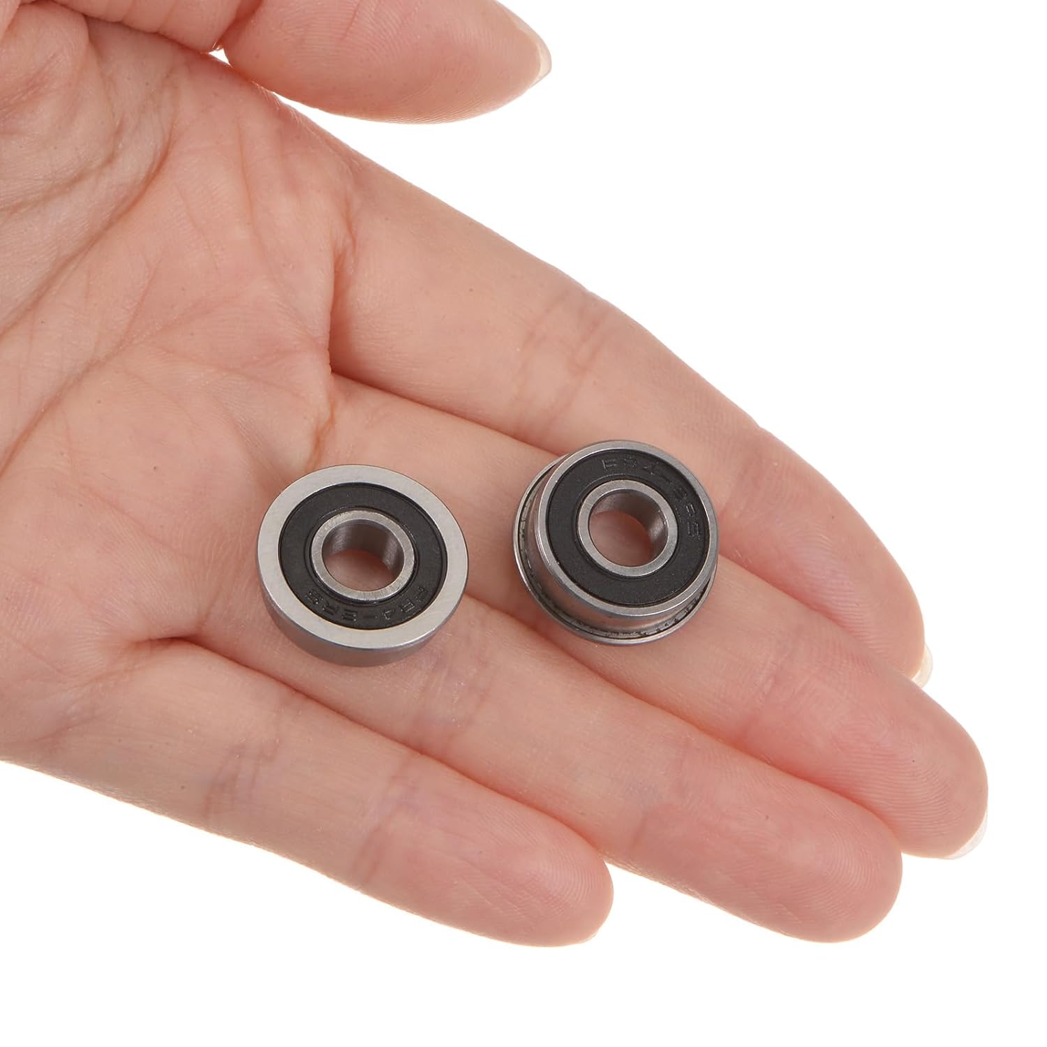 uxcell Rodamiento de bolas con brida FR188-2RS, 20 rodamientos de brida ...