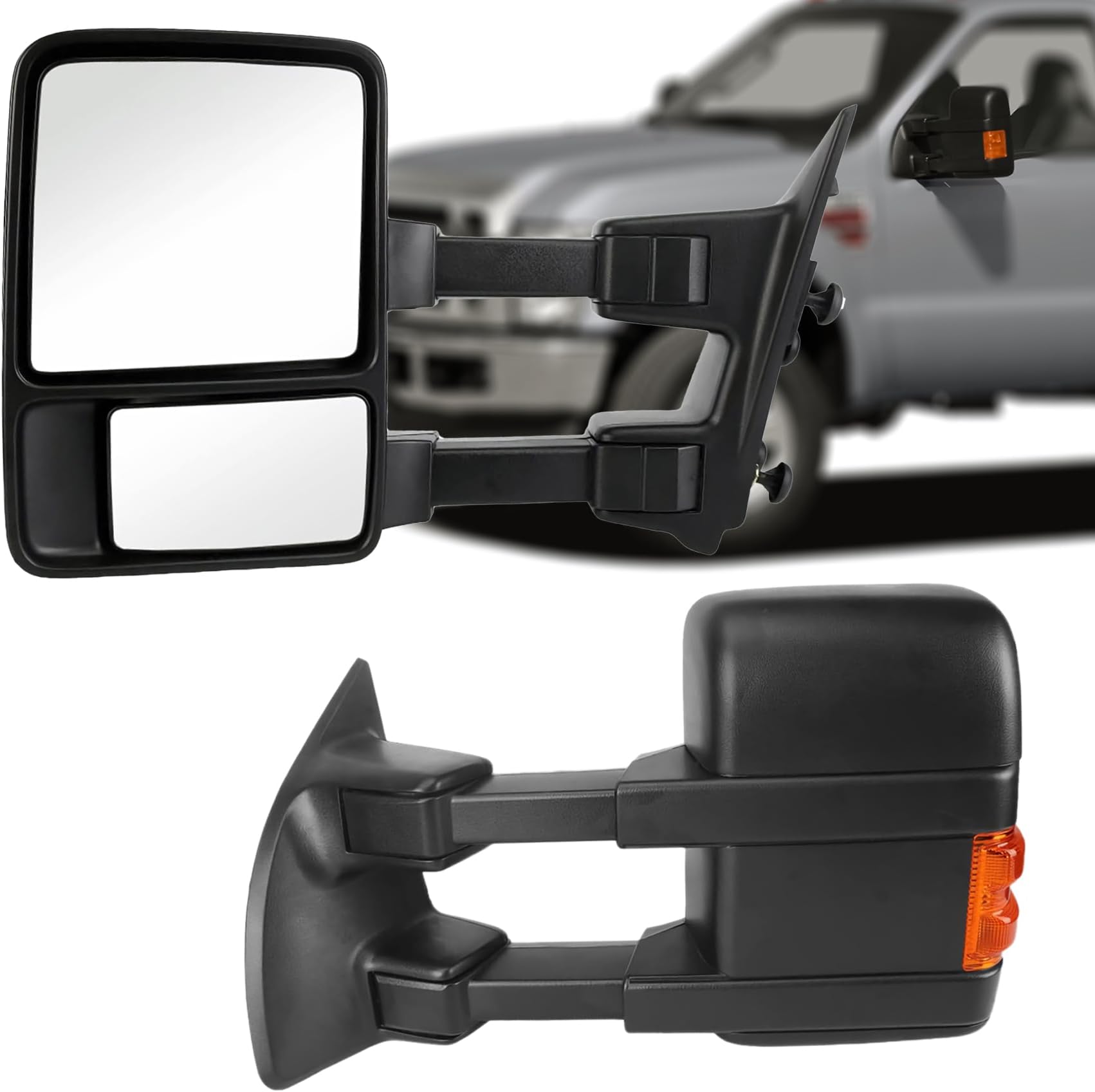 Amazon.com: Perfit Liner Towing Mirrors Left & Right Pair for 2008-2016 ...