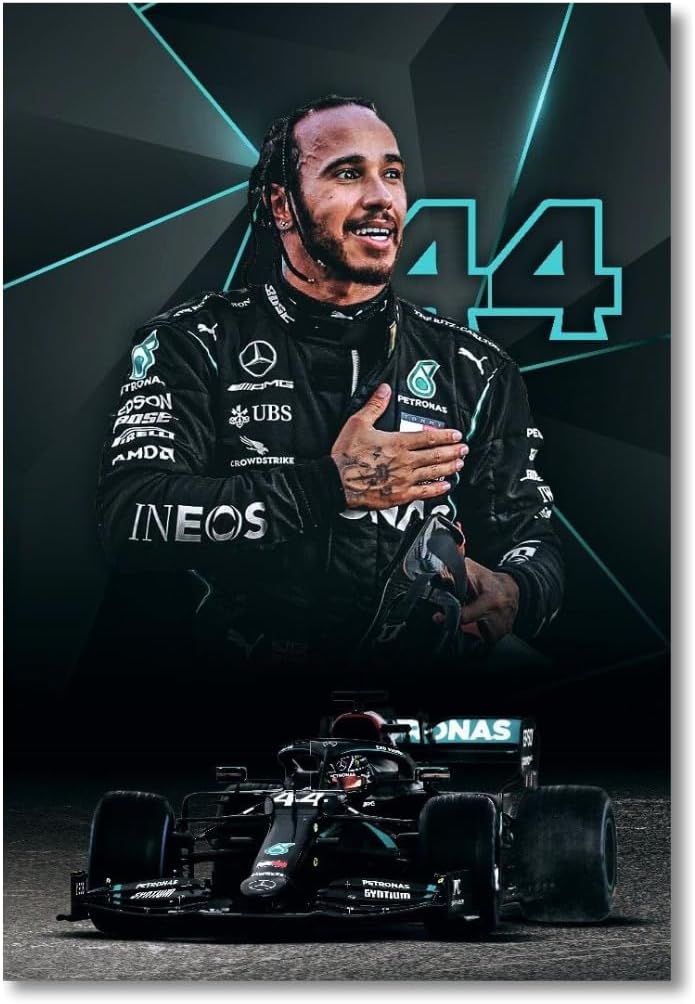 Lewis Hamilton | F1 Posters for Wall | A3 and A4 sizes | 400 GSM Paper ...