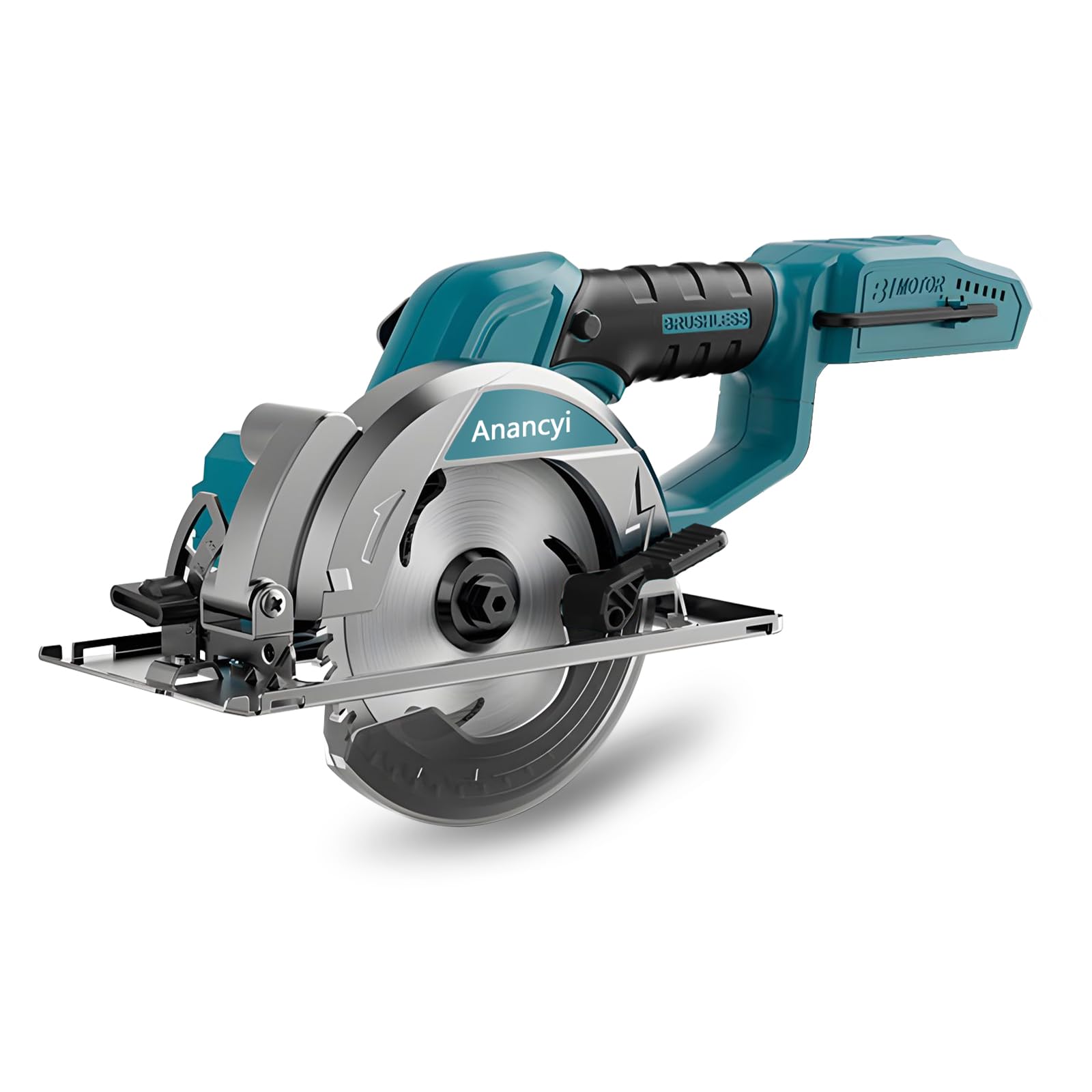 Anancyi Cordless Circular Saw 51mm, Battery Circular Saw, Brushless ...