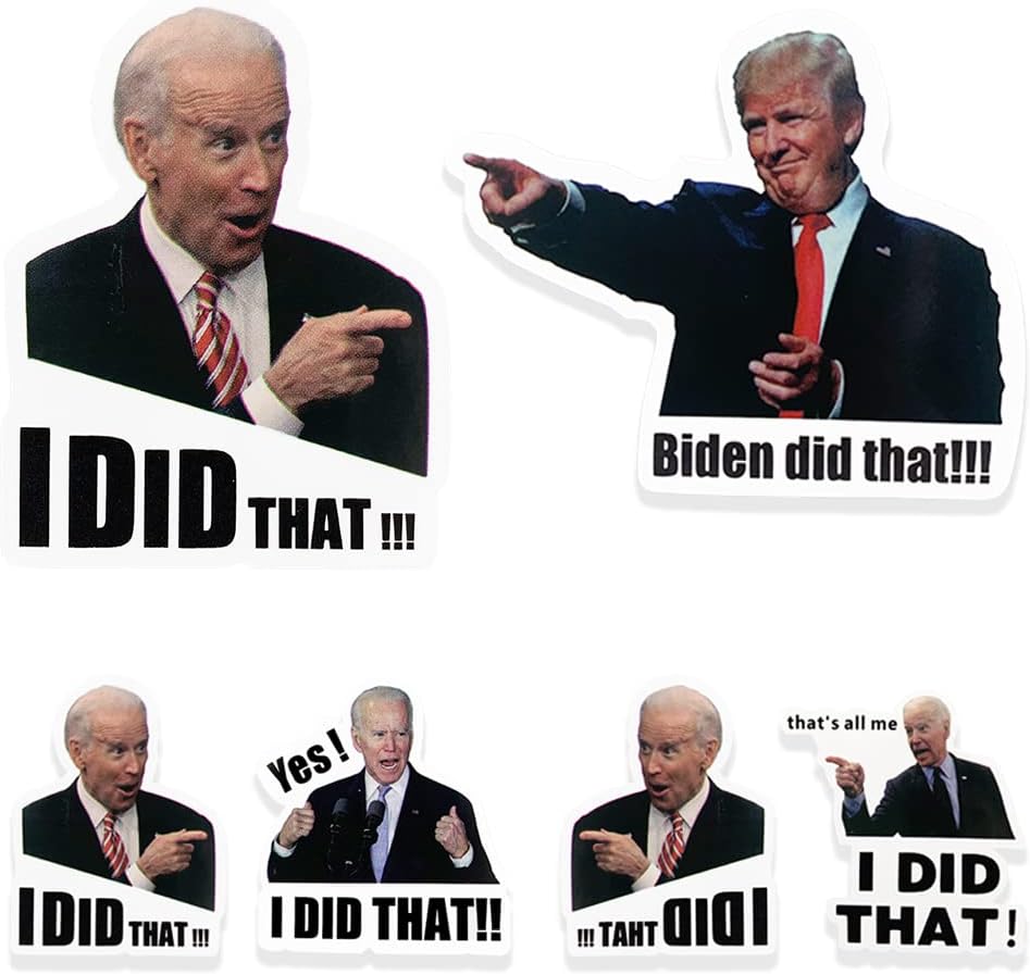 Amazon.com - 200 Pcs I Did That Biden Stickers - That's All Me Joe ...