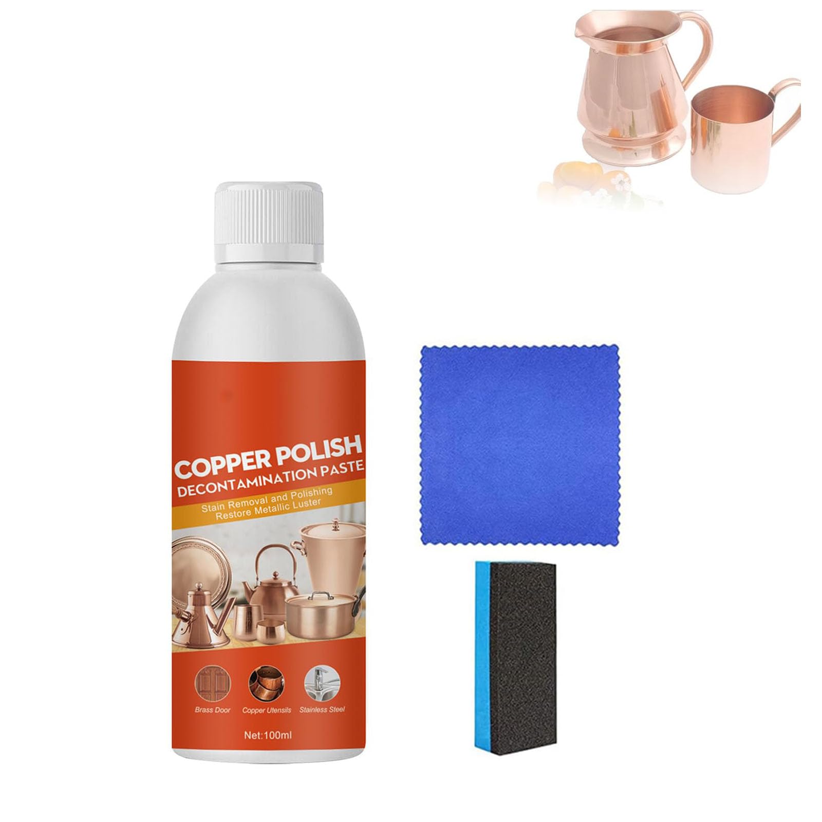 Brass Copper Cleaner,Brass Cleaner and Polish Spray,Copper Cleaner and ...