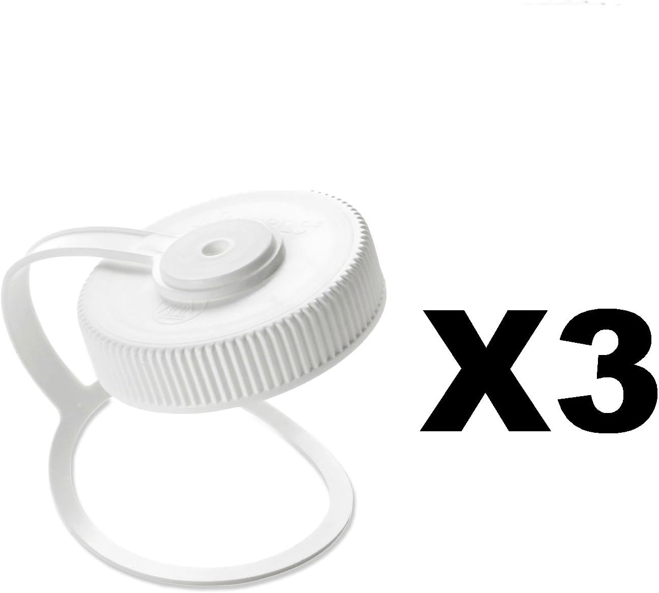 Amazon.com : Nalgene 32oz Wide Mouth Water Bottle Cap Replacement White ...