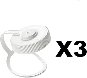 Amazon.com : Nalgene 32oz Wide Mouth Water Bottle Cap Replacement White ...