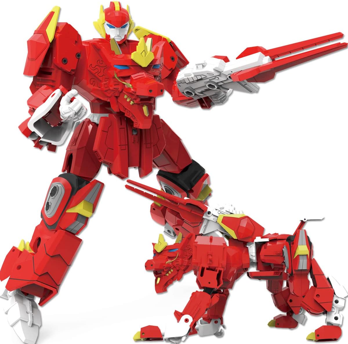 Amazon.com: Wenbeier Animal Assembly Robot Toys Tiger Action Figure for ...