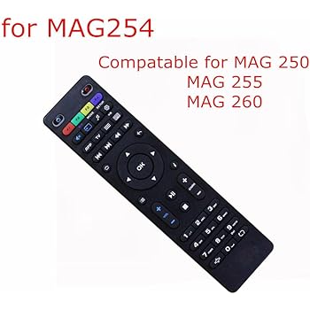 Remote Control for MAG 250, MAG 254 MAG 255, MAG 260: Amazon.co.uk ...