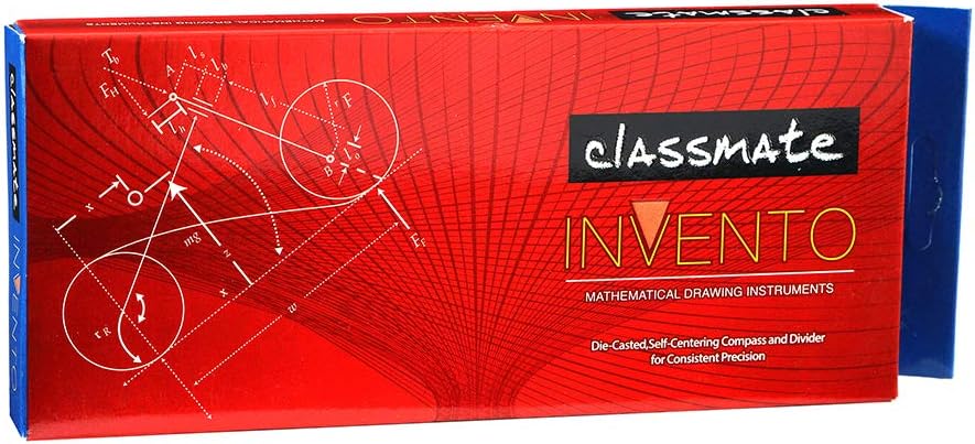 Classmate Geometry Box - Invento, 1 Numbers Carton : Amazon.ae: Office ...