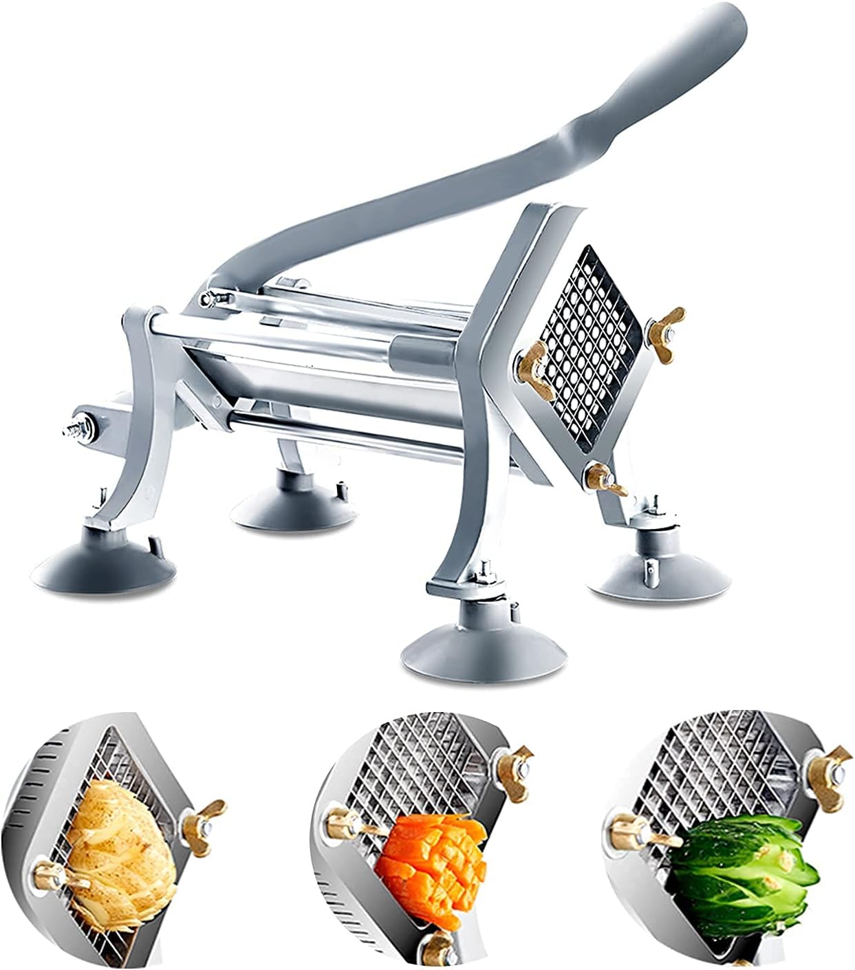 Amazon.com: Potato Cutter, Commercial Grade French Fry Cutter with ...