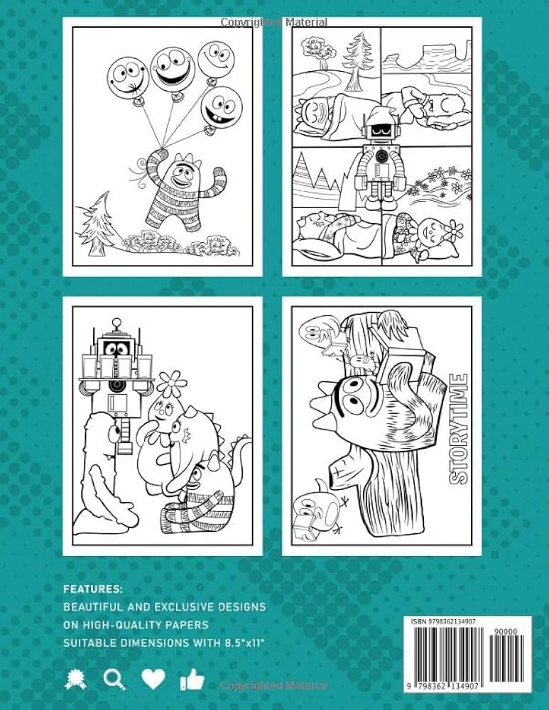 yogabbagabba coloring pages