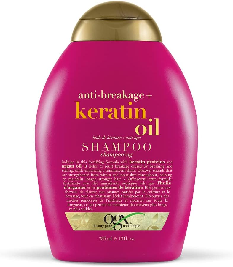 Organix Anti Breakage Keratin Oil Shampoo (385ml) : Amazon.co.uk: Beauty