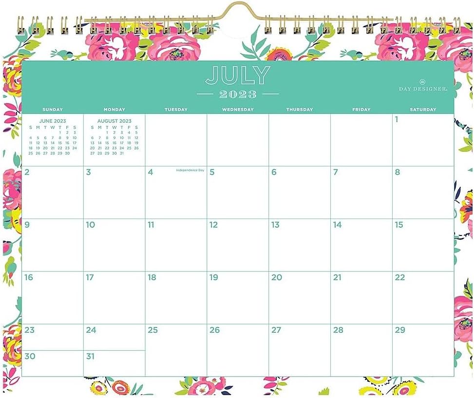 Amazon.com: Blue Sky Day Designer for 2023-2024 Academic Year Monthly ...