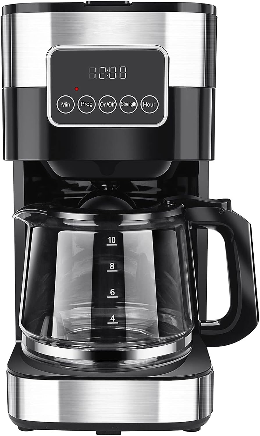 Amazon.com: ComCune Programmable Coffee Maker, Drip Coffee Maker, Mini ...