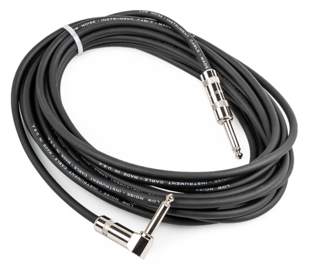 Amazon.com: Cable Up 20 ft High-Tec 1/4" Straight to 1/4" Right Angle ...