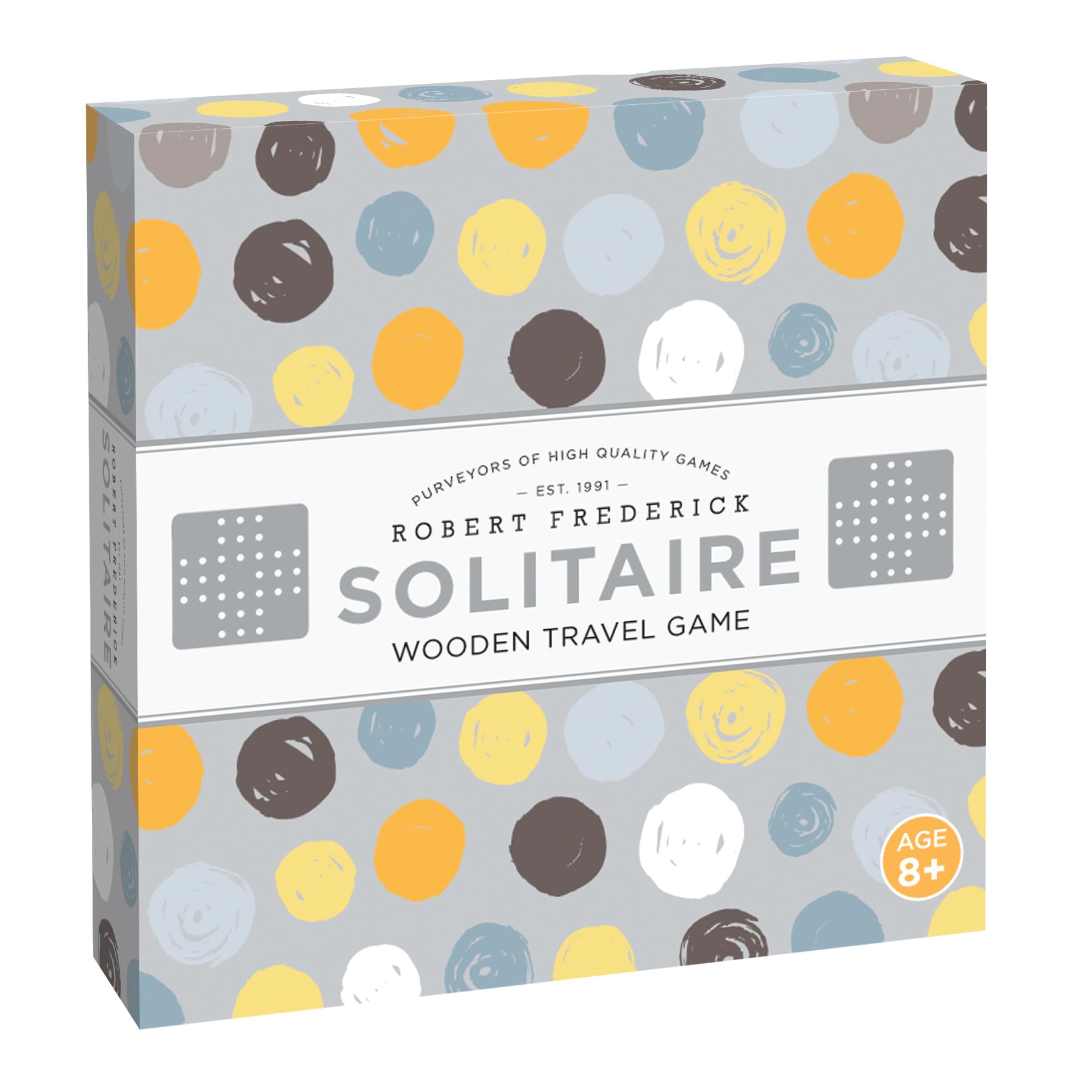 Wooden Mini Solitaire Game - Great Fun For Ages 8 and Upwards : Amazon ...