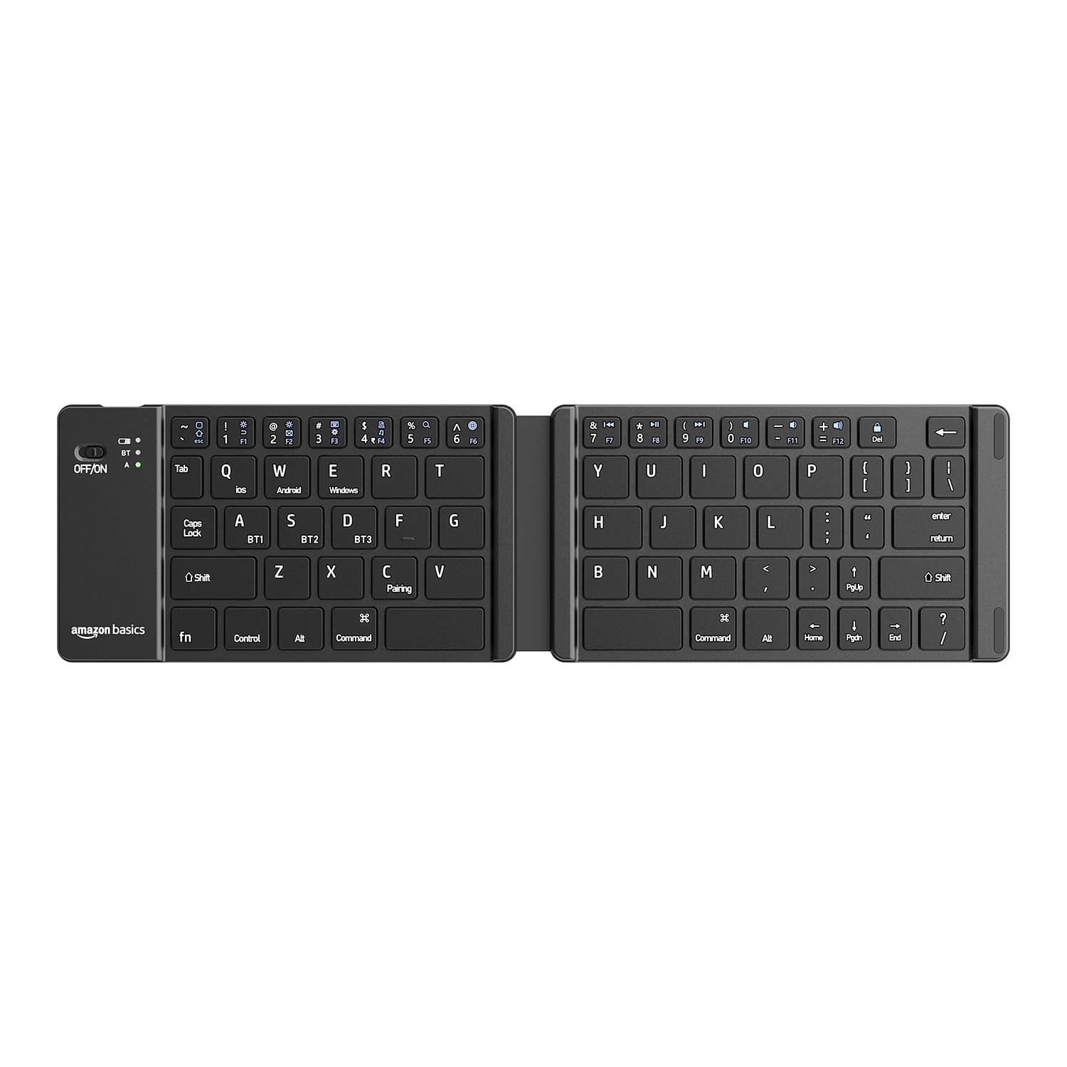 Amazon.in: Buy amazon basics Foldable QWERTY Keyboard for iOS, Android ...