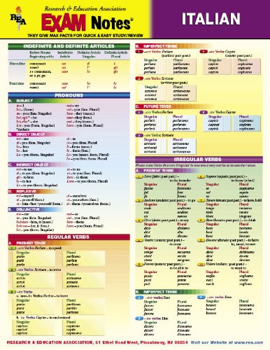 Exam Notes Italian St (Exam Notes Reference Charts): Amazon.co.uk ...