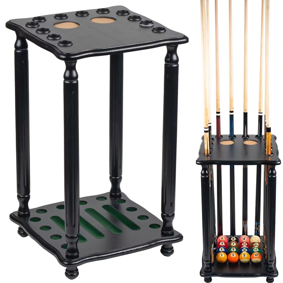 Amazon.com: Collapsar Pool Stick Holder Floor Stand,Pool Cue Rack Holds ...