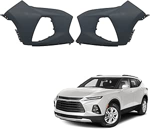 Amazon.com: munirater 2Pcs Front Bumper Upper Cover Plastic Primed Left ...