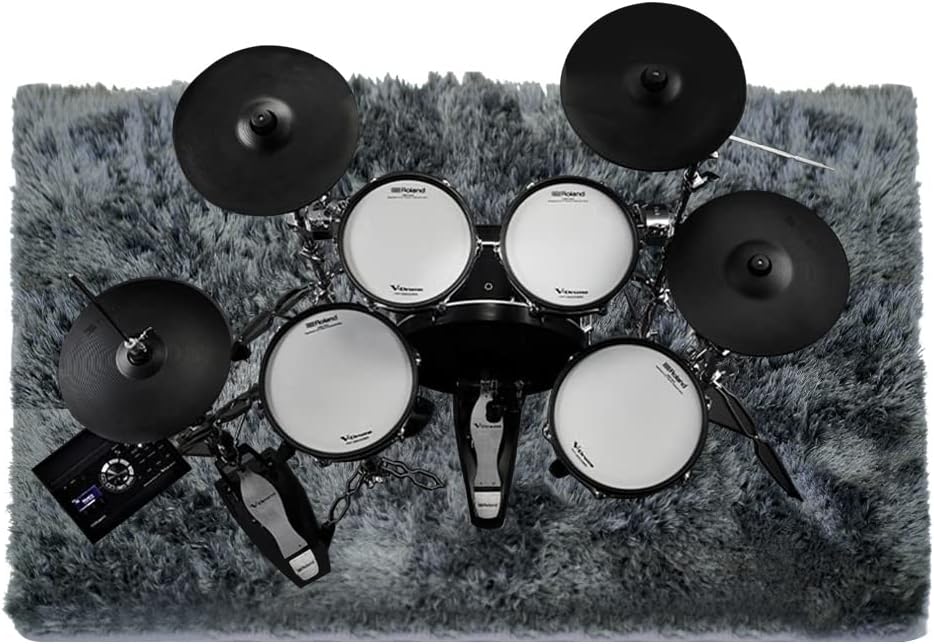 Amazon.com: Roland TDM25 Non-Slip Drum Rug, 77" x 63" (TDM-25 ...
