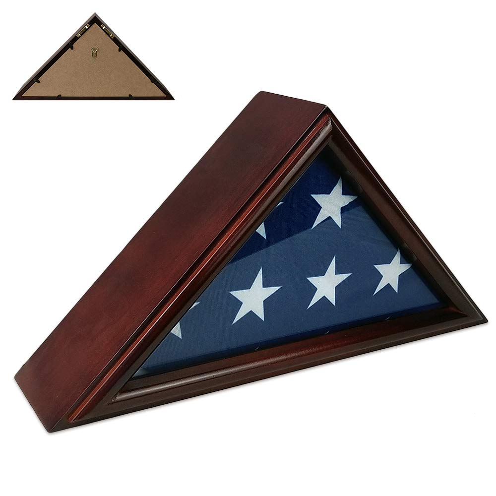 Buy ASmileIndeep Small Flag Display Case Fits a Folded 3' X 5' American ...