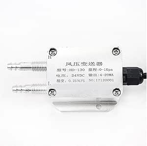 Amazon.co.jp: Micro Differential Pressure Transmitter 485 Air Differential Pressure Sensor 4 ...