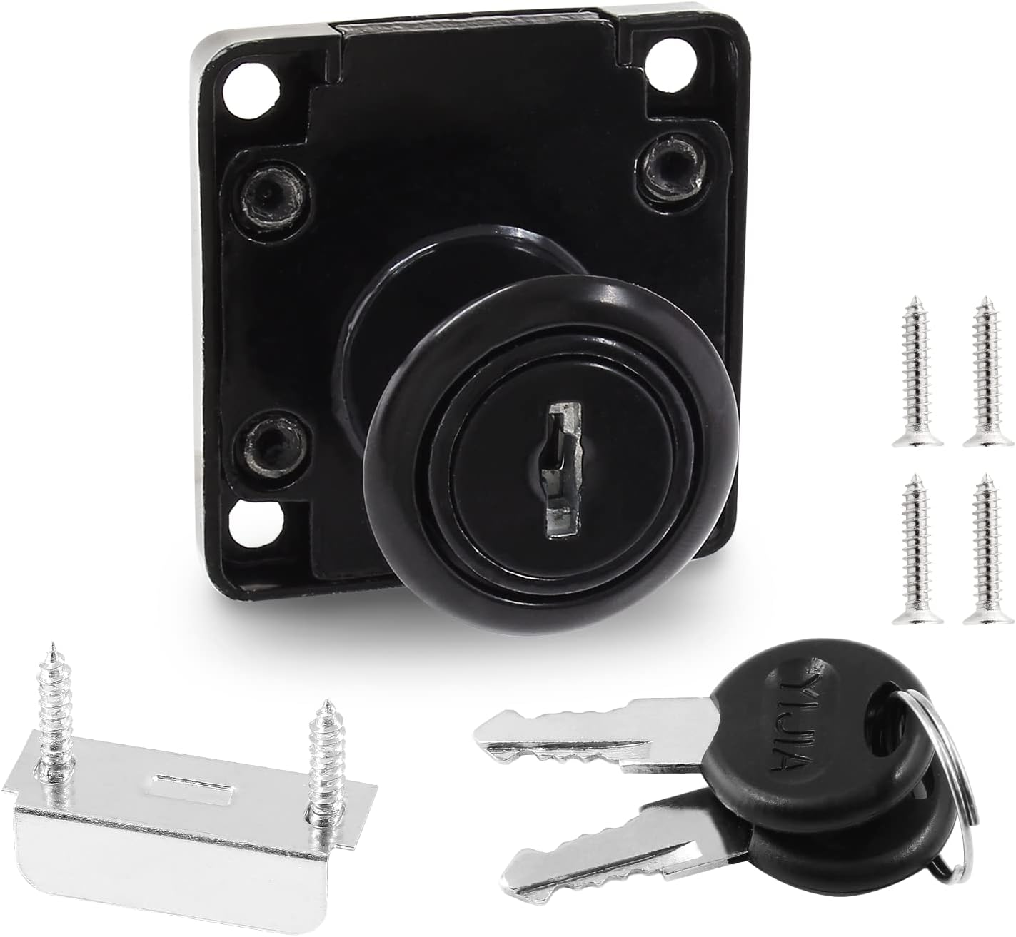 Qjaiune File Cabinet Locks with Key, 7/8 Inch / 22mm Cylinder Length ...