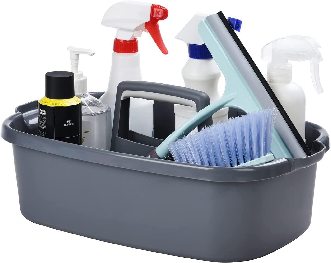 RELEMTRA Multi-Purpose Plastic Cleaning Caddy with Handle, Shower Caddy ...