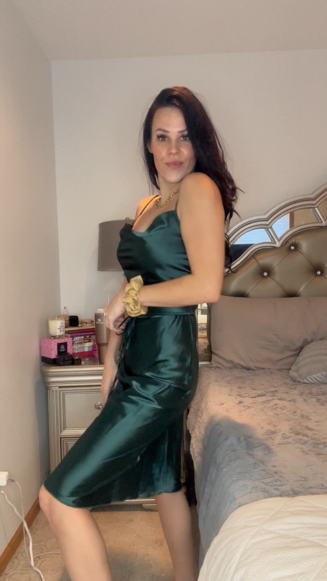 Watch Ekouaer Women＇s Silk Nightgown Satin Slip Spaghetti Strap Slip ...