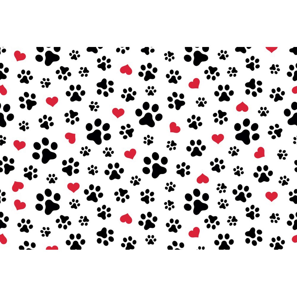Red Dog Paw Backgrounds