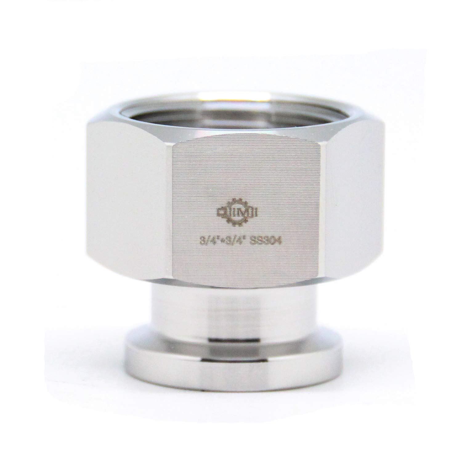 Snapklik.com : 3/4 Tri Clamp Adapter To 3/4 FNPT Thread Ferrule ...