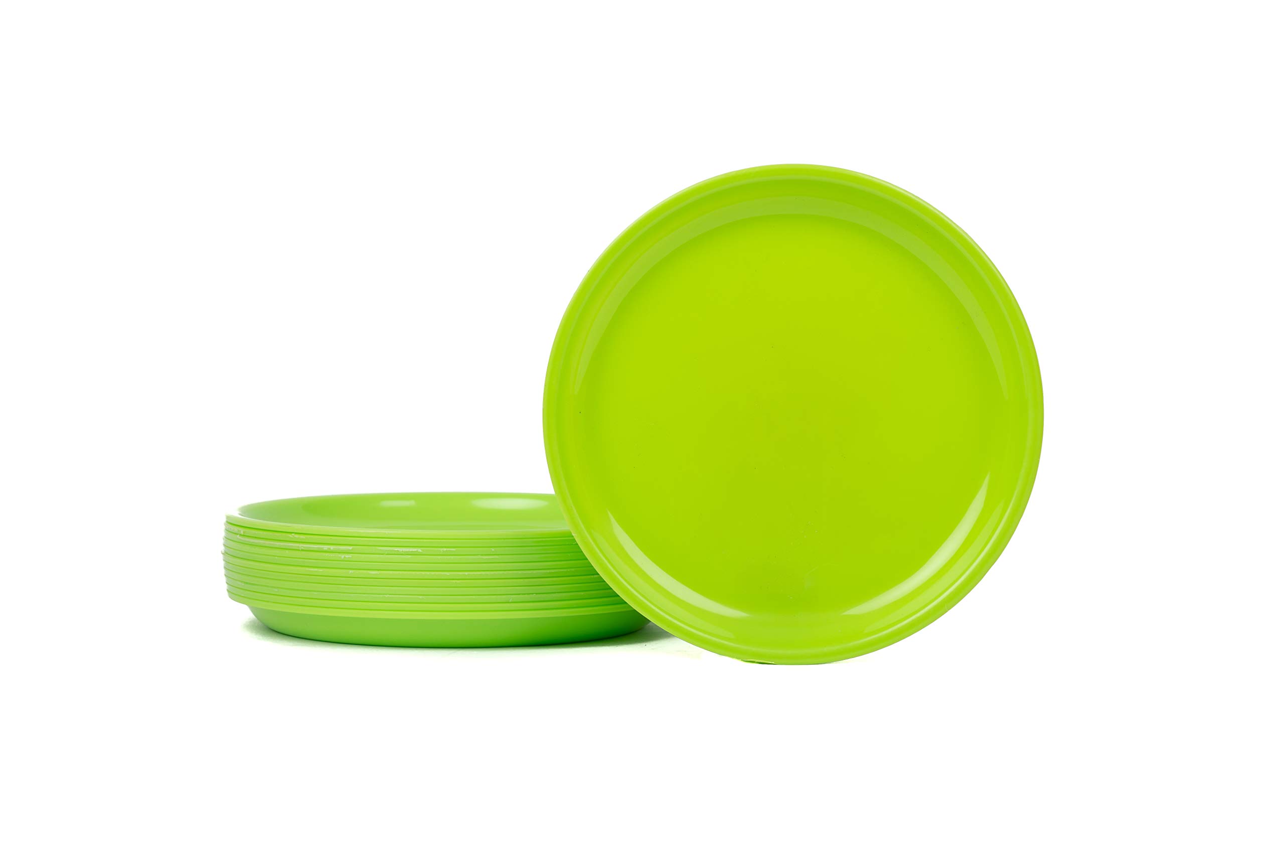 Buy Urmila Plastic® Unbreakable Plastic Round Serving Dinner Plates ...
