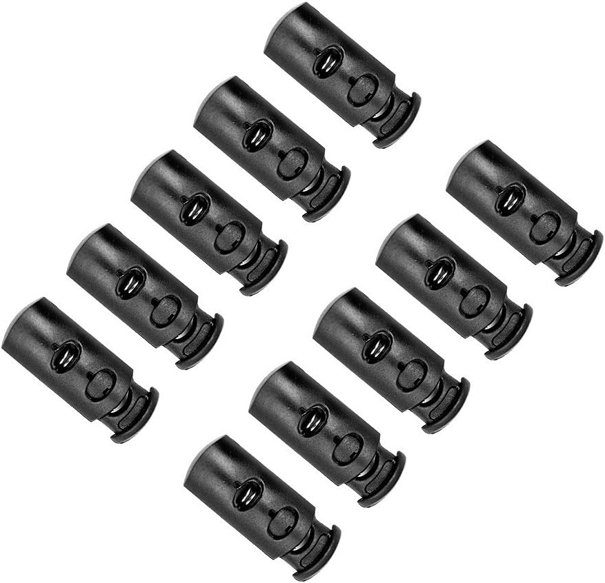 Amazon.com: TIHOOD 100PCS Plastic Toggle Single Hole Spring Loaded ...