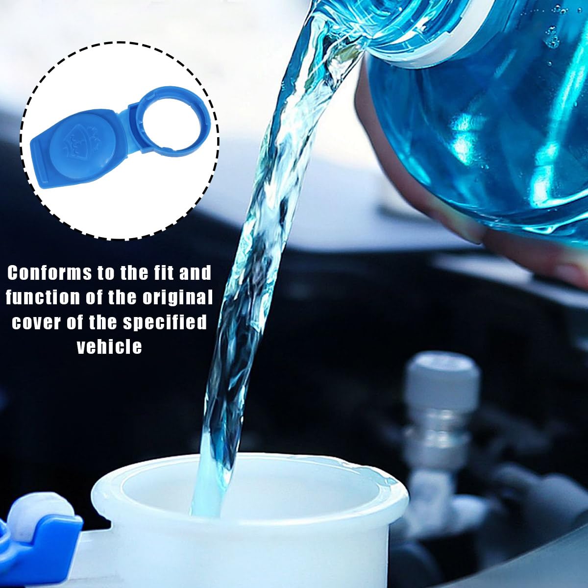 Snapklik.com : Suvnie Windshield Wiper Washer Fluid Reservoir Tank ...