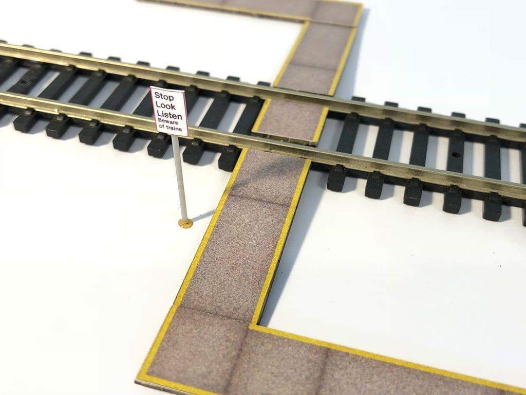 Scale Model Scenery LX051-OO Foot Crossing/Pedestrian Level Crossing ...